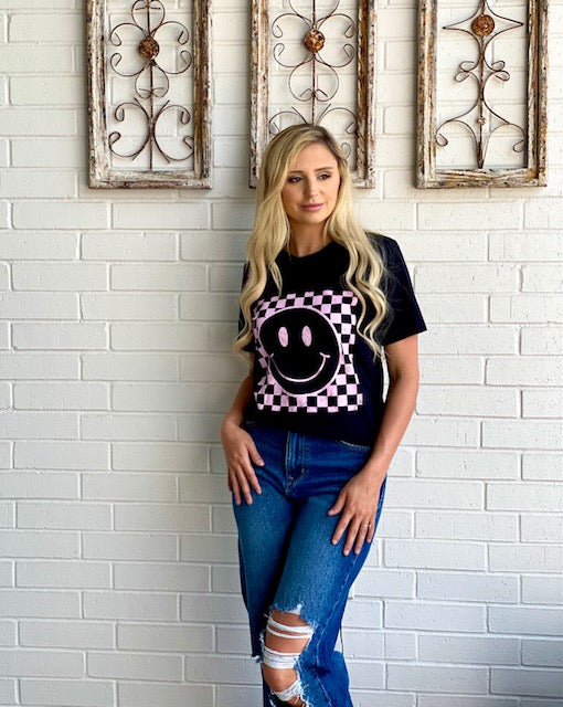 Smiley Miley Tee - The Dainty Cactus Boutique
